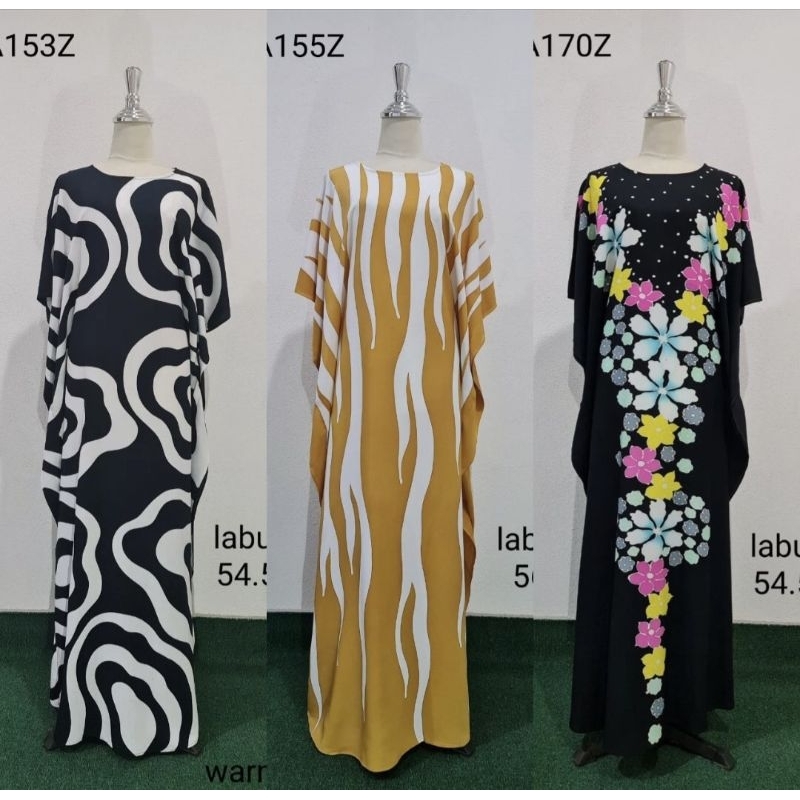 KAFTAN 100% BATIK LUKIS TANGAN (DA151Z - DA180Z) | Shopee Malaysia