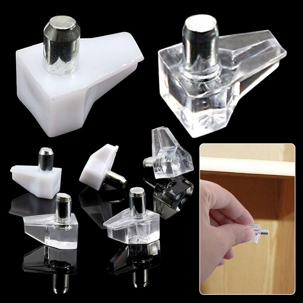 MKR Plastic Shelf Support Stud Pin Peg Furniture Wardrobe Shelve ...