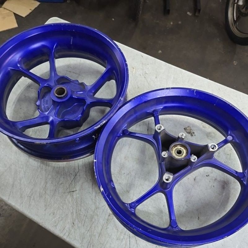 YAMAHA NMAX - 155 V2 SPORT RIM ORIGINAL MOTOR (USED) DEPAN & BELAKANG ...