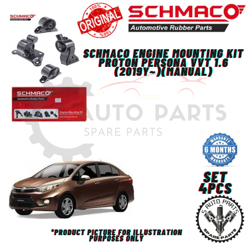 PROTON PERSONA VVT 1.6 (2019y~) (MANUAL) SCHMACO ENGINE MOUNTING (SET) | Shopee Malaysia