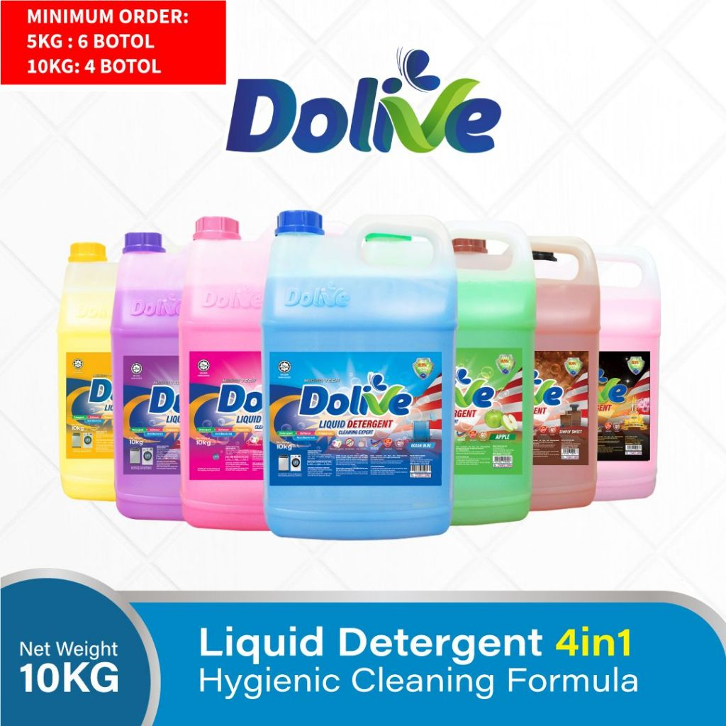 SABUN PENCUCI BAJU DOLIVE 10KG (4 DALAM 1) | Shopee Malaysia