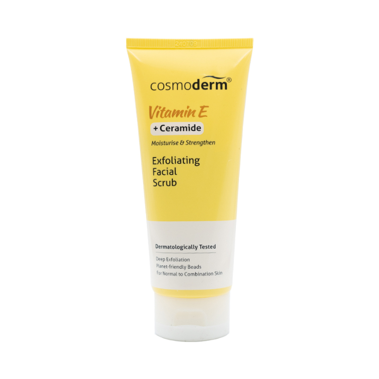 Cosmoderm Vitamin E Exfoliating Facial Scrub 125Ml | Shopee Malaysia