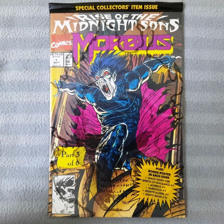 Morbius the Living Vampire #1 Polybagged (Marvel Comics) FIRST Issue ...