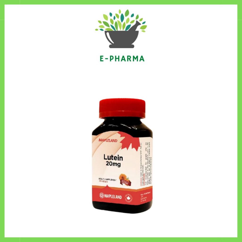 Mapleland Lutein 20mg 30 Tablets | Eye health | Shopee Malaysia