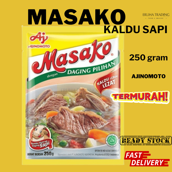 MASAKO PERISA DAGING DAN AYAM AJINOMOTO KALDU SAPI KALDU AYAM 250 GRAM ...