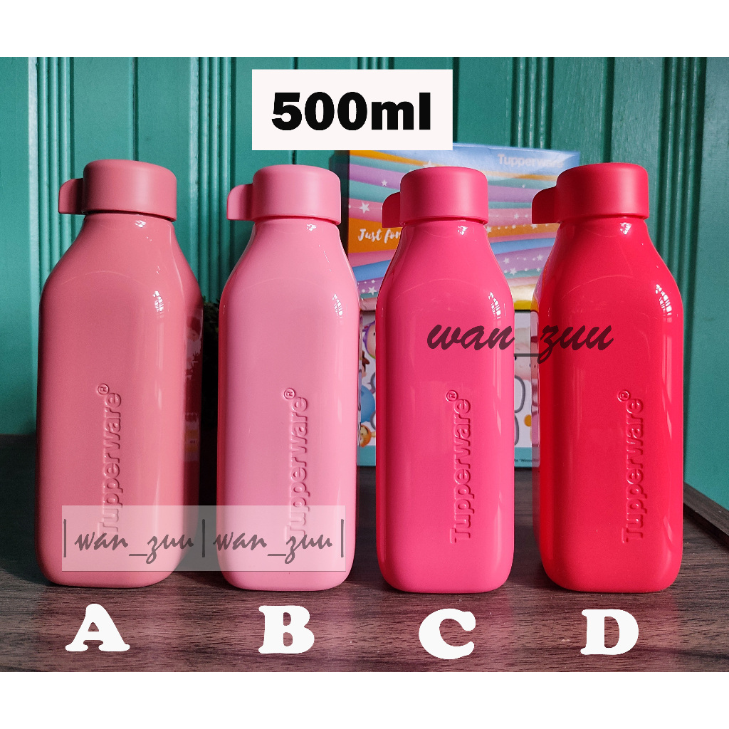 Tupperware Square Eco Bottle 500ml (1pc) | Shopee Malaysia