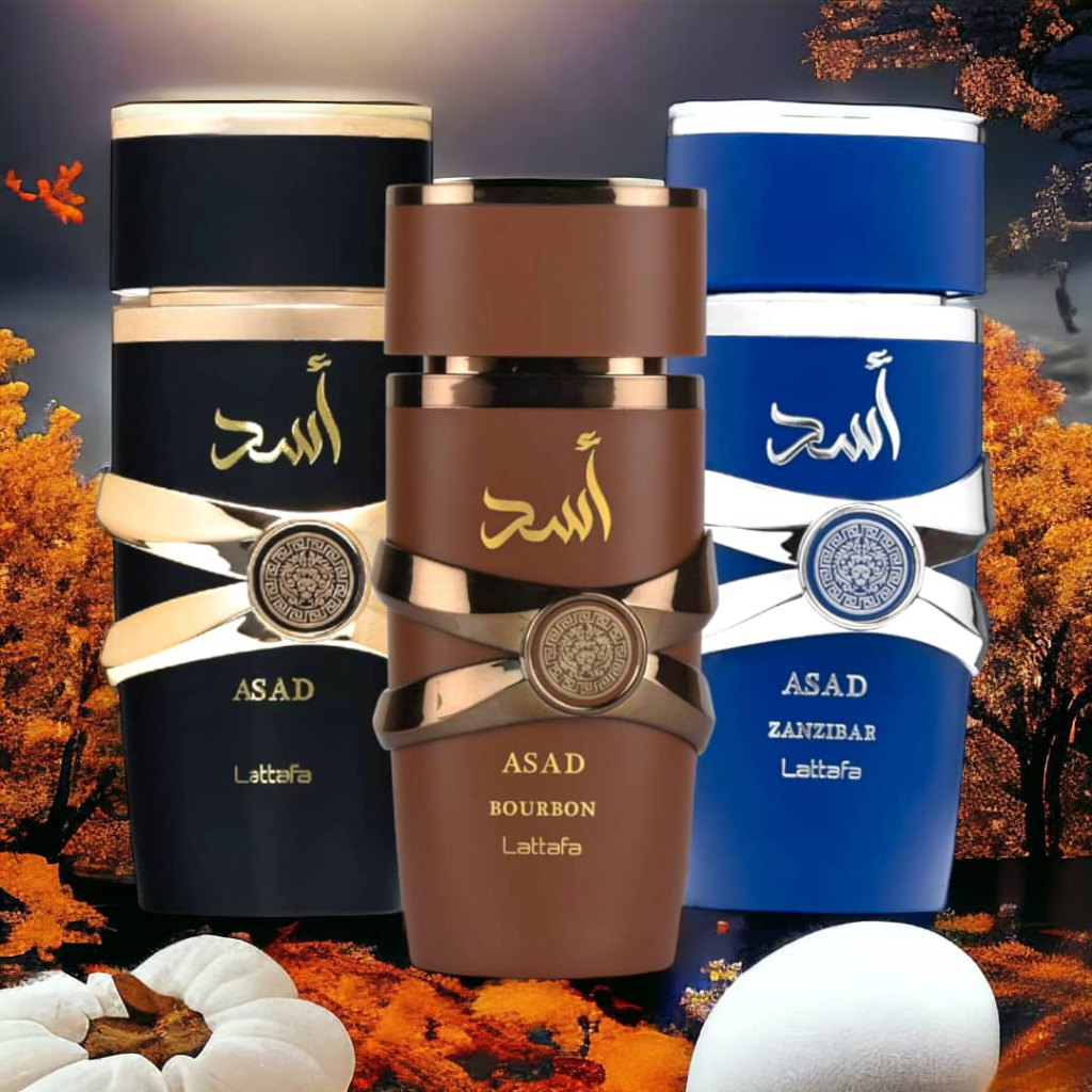 Lattafa Original Perfume Series: Asad 100ml, Asad Bourbon 100ml, Asad ...