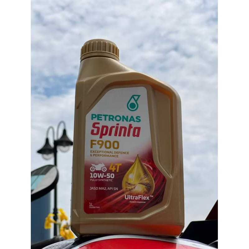 PETRONAS SPRINTA F900 10w40 / F700 15w50 / F500 10w40 / F100 SAE40 4T ...