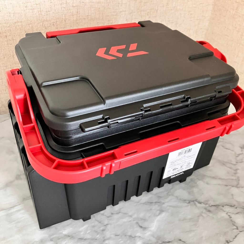 DAIWA Tackle Box Black/Red Fishing Box | Shopee Malaysia