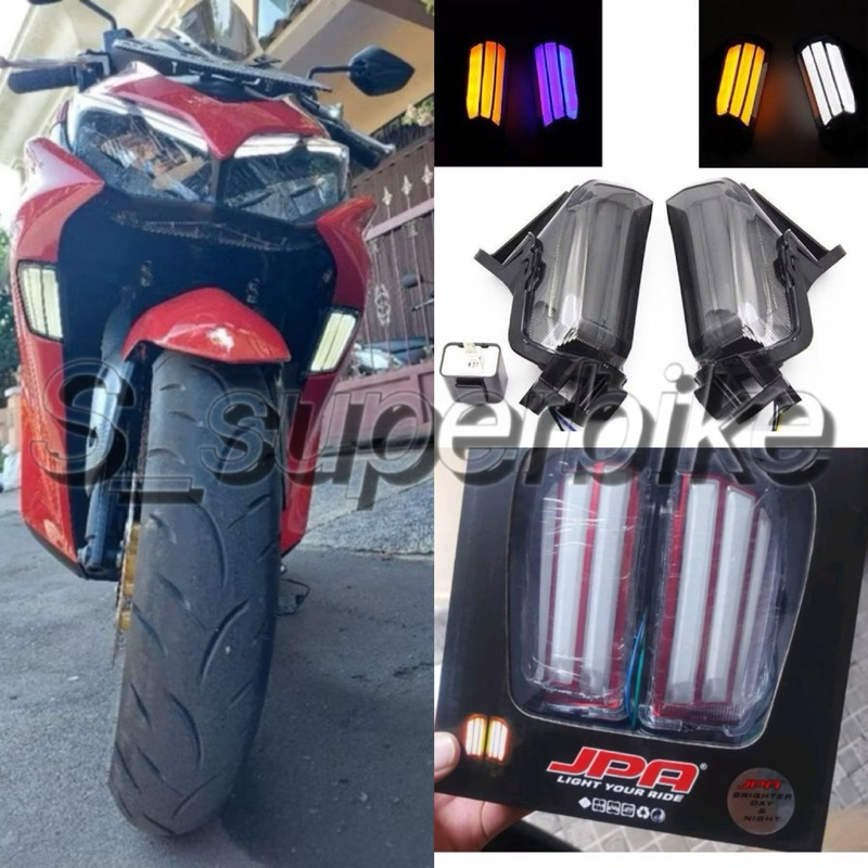Headlights Turn Signal Front Led Motorcycle Yamaha NVX155 V1 V2 ...