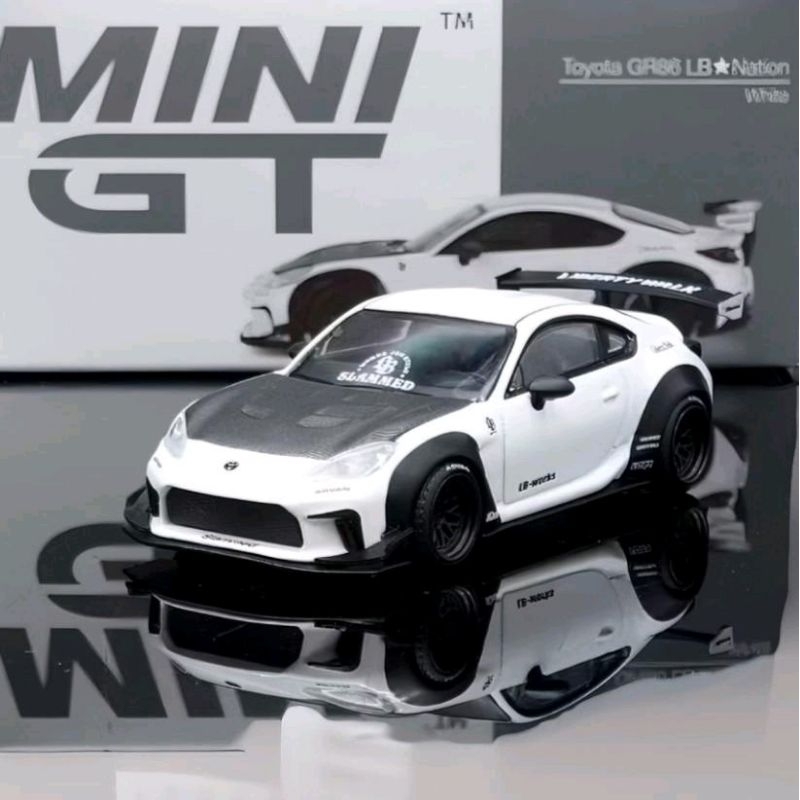 Mini GT Toyota GR86 LB Nation White No 769 | Shopee Malaysia