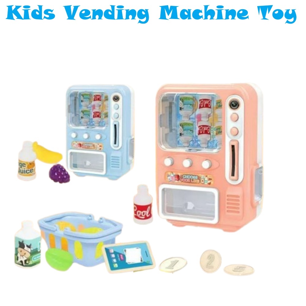 Ready Stock 25PCS Kids Toy Vending Machine kids claw machine pretend ...