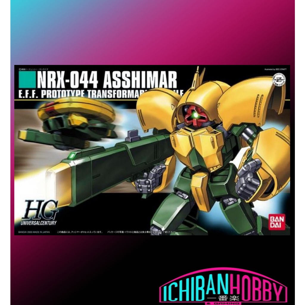 (READY STOCK) BANDAI HG 1/144 NRX-044 ASSHIMAR | Shopee Malaysia