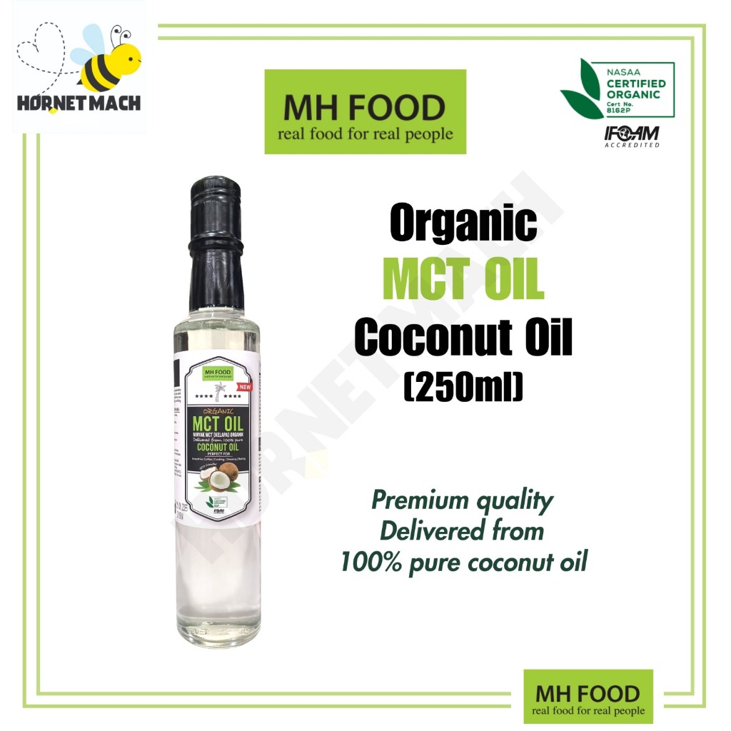 MH FOOD Organic MCT Coconut Oil Deliverrd From 100% Pure Coconut Oil (250ml) | Shopee Malaysia