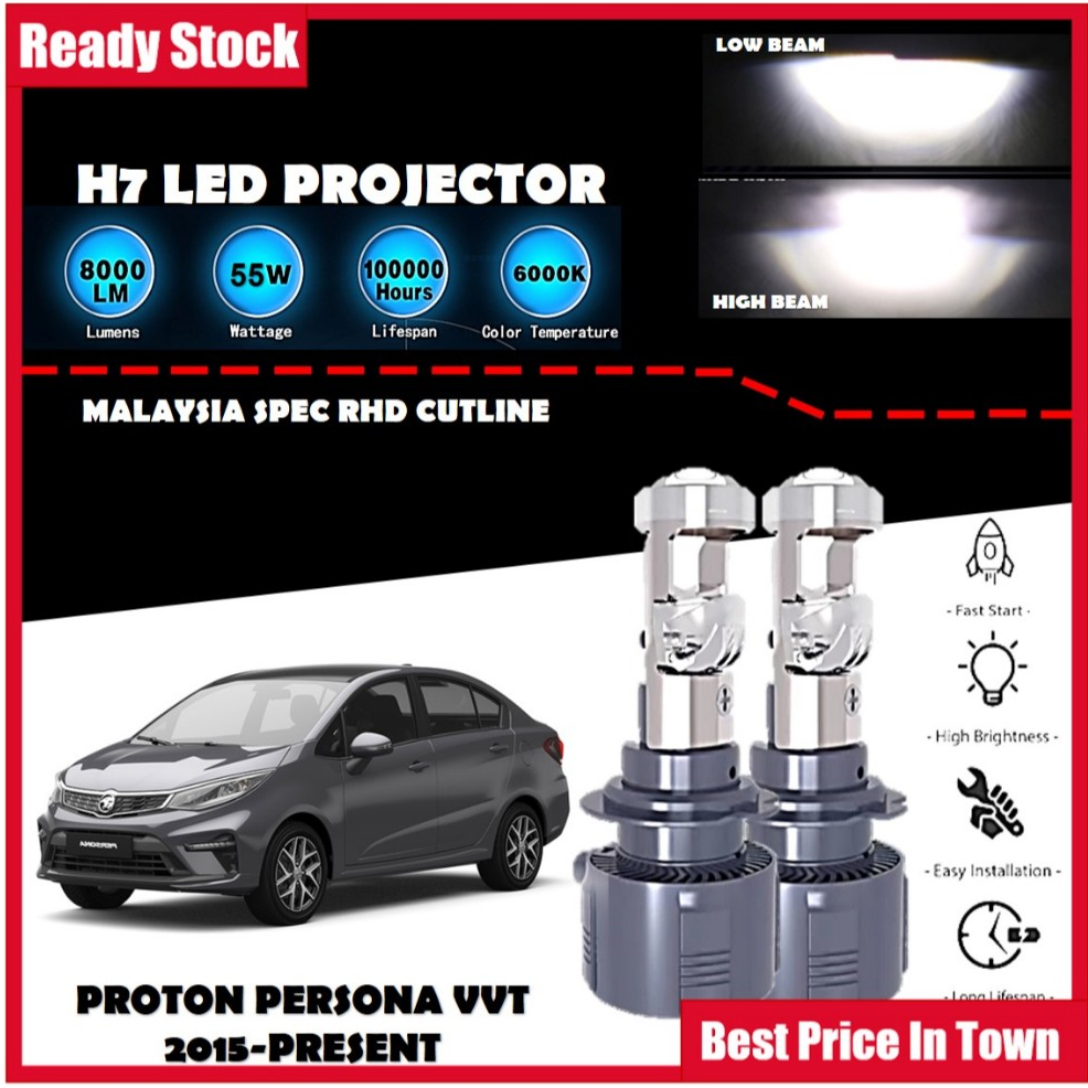 PROTON PERSONA VVT 2015-PRESENT Headlight Lampu LED Kereta Car LED Mini ...