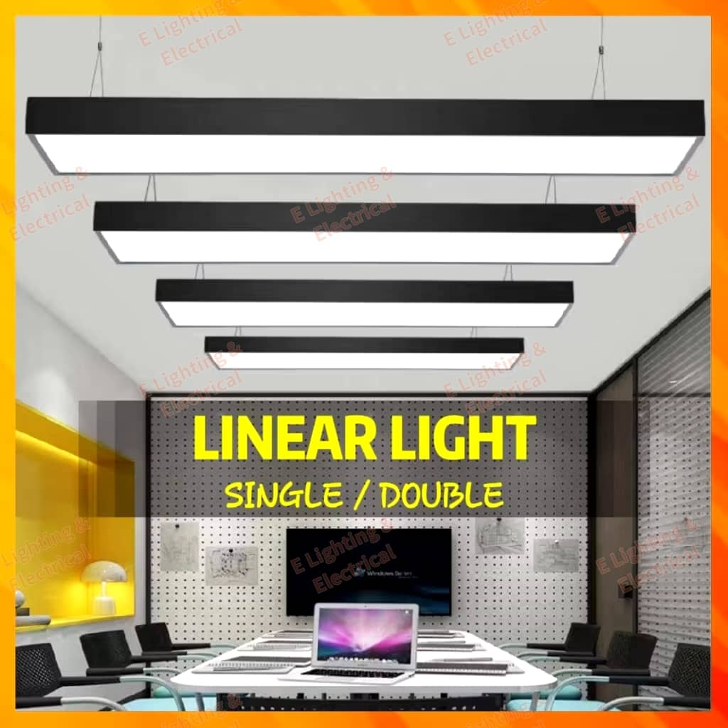 LED T8 Linear Light 4FT Casing Kalimantang Fitting Ceiling Lighting ...