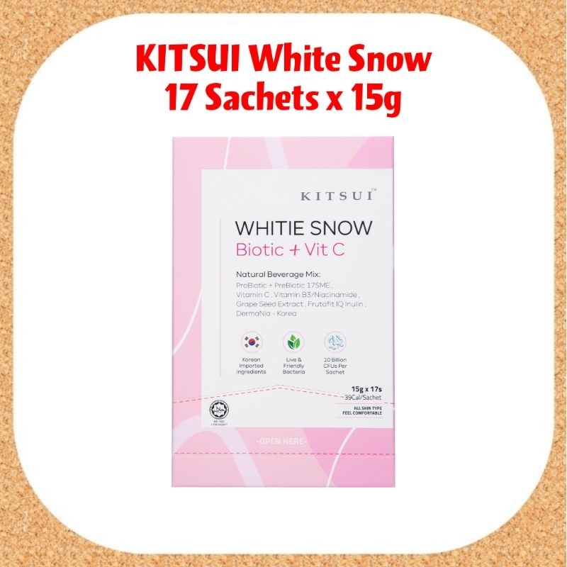 KITSUI White Snow 17 Sachets x 15g | Shopee Malaysia