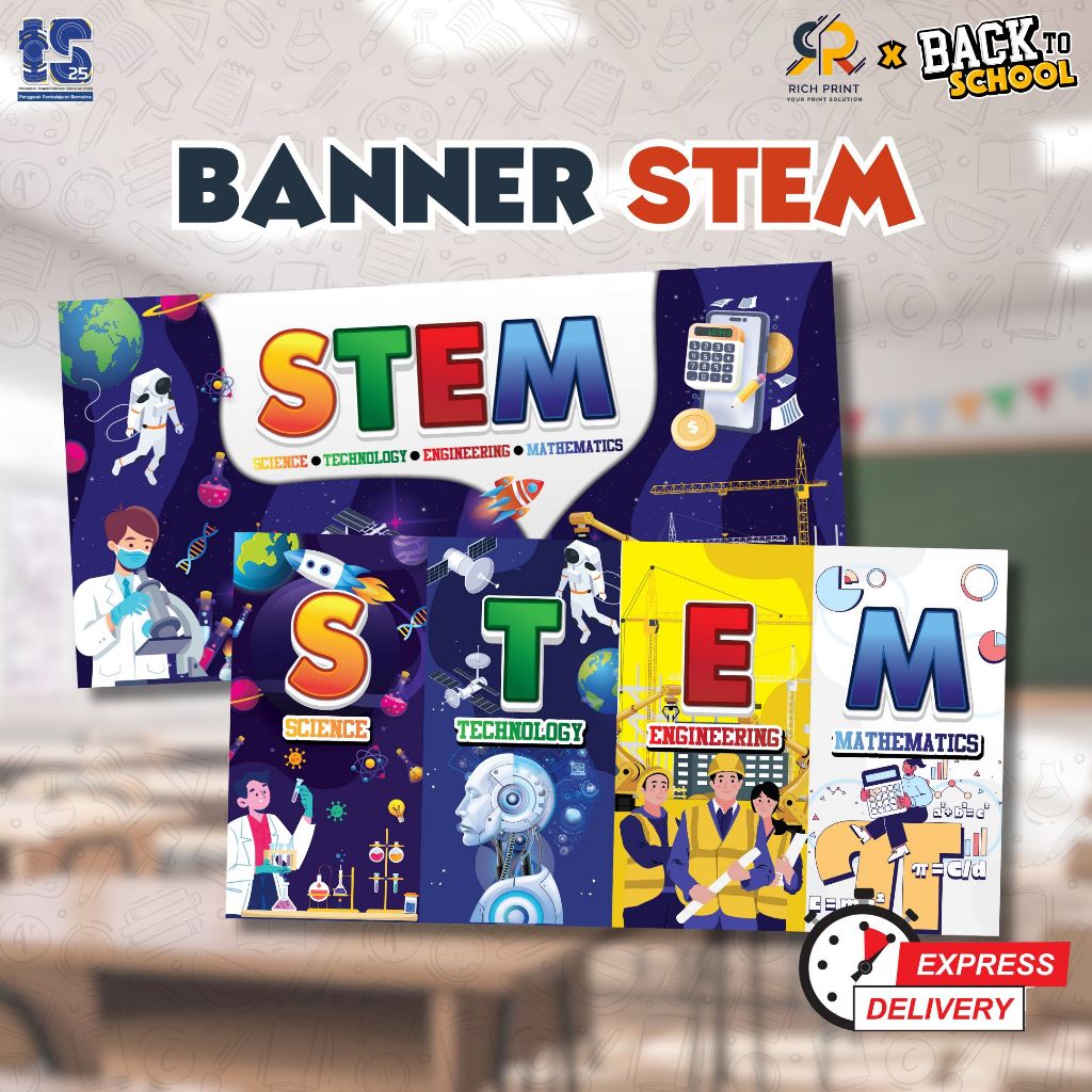 Banner School Science Technology Engineering Mathematics (STEM) Set ...