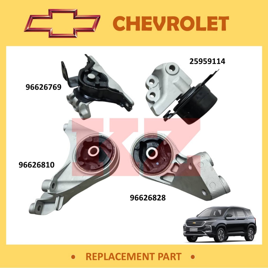CHEVROLET CAPTIVA 2.0 2007 - 1SET 4PCS ENGINE MOUNTING SET | Shopee ...