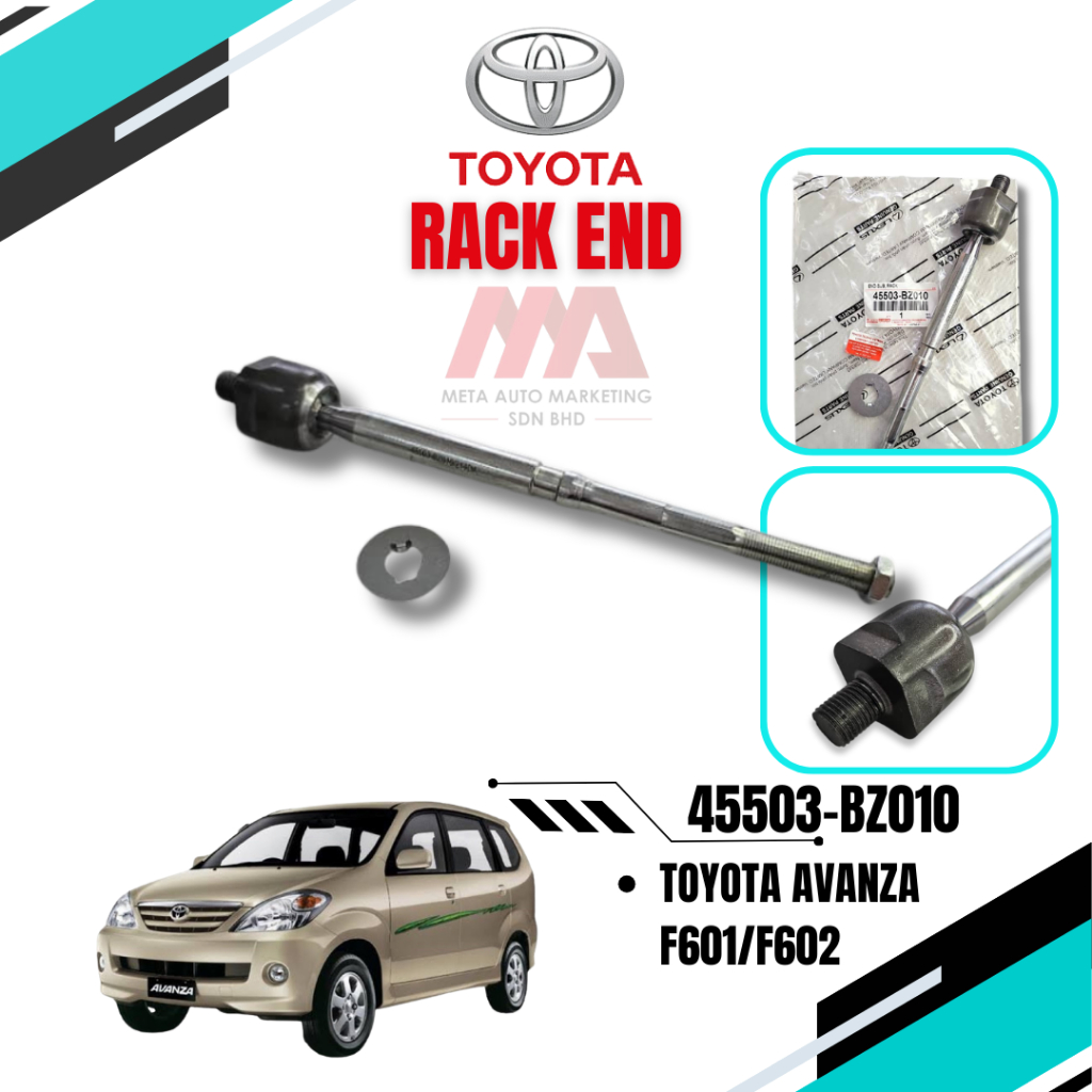 TOYOTA STEERING RACK END LH RH TOYOTA AVANZA F601/F602 (45503-BZ010 ...
