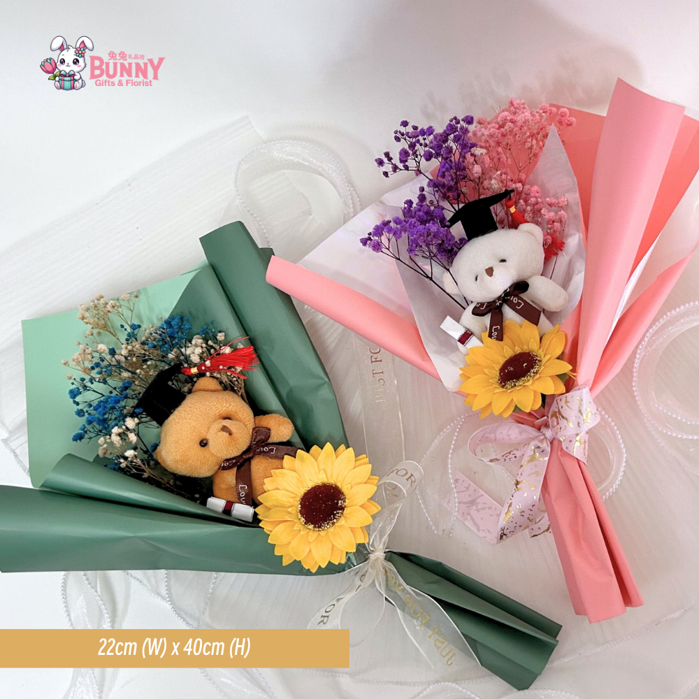Graduation Flower Bouquet | Graduation Bear for Convo Graduation ...
