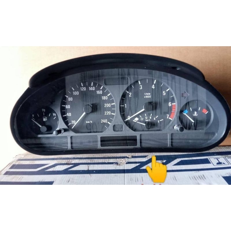 BMW E46 3 SERIES SEDAN 4 DOOR METER CLUSTER MOTOMETER(BIG SCREEN ...