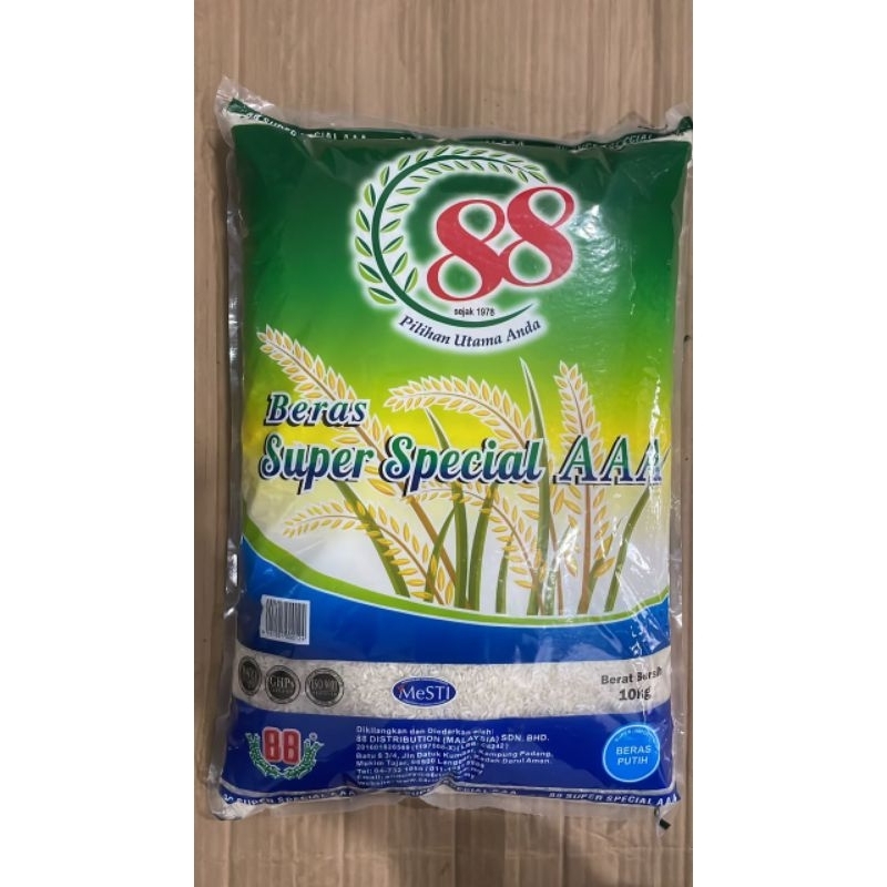 beras import AAA 88 putih bersih (5kg) | Shopee Malaysia