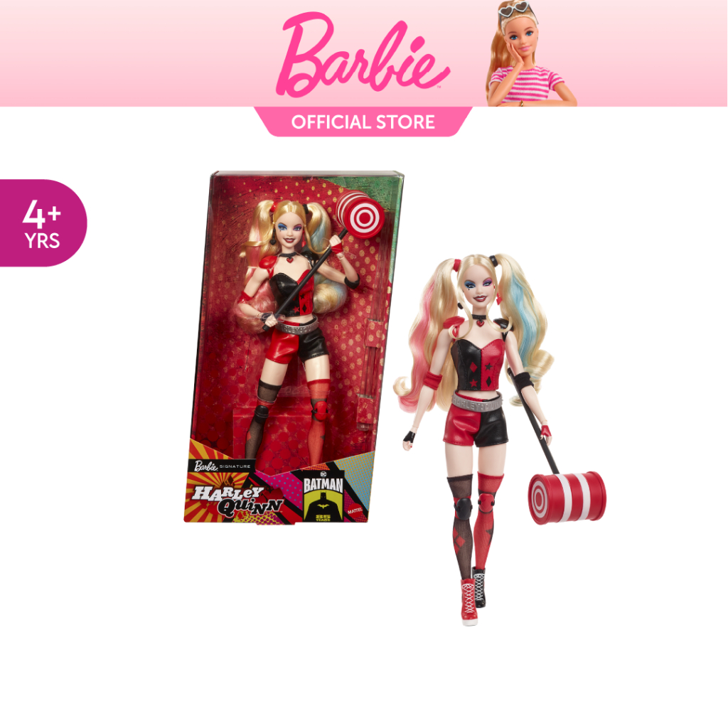 Barbie Signature Harley Quinn Collectible Doll With Posable Body ...