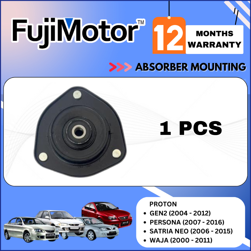 * 12MONTHS WARRANTY * Fujimotor Absorber Mounting Proton Waja / Gen2 ...