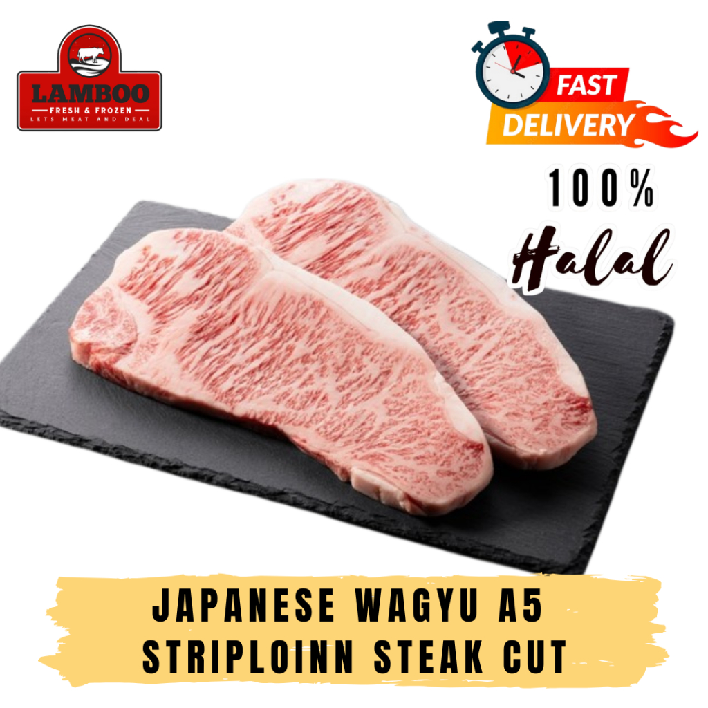 Japanese Wagyu A5 Sirloin Steak Cut - 200g | Shopee Malaysia