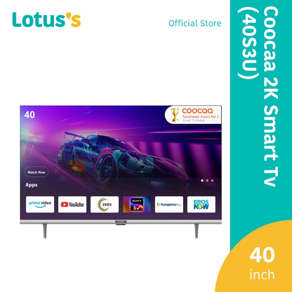 Coocaa 40" Full Hd Led 2K Smart Tv (40S3U) | Shopee Malaysia