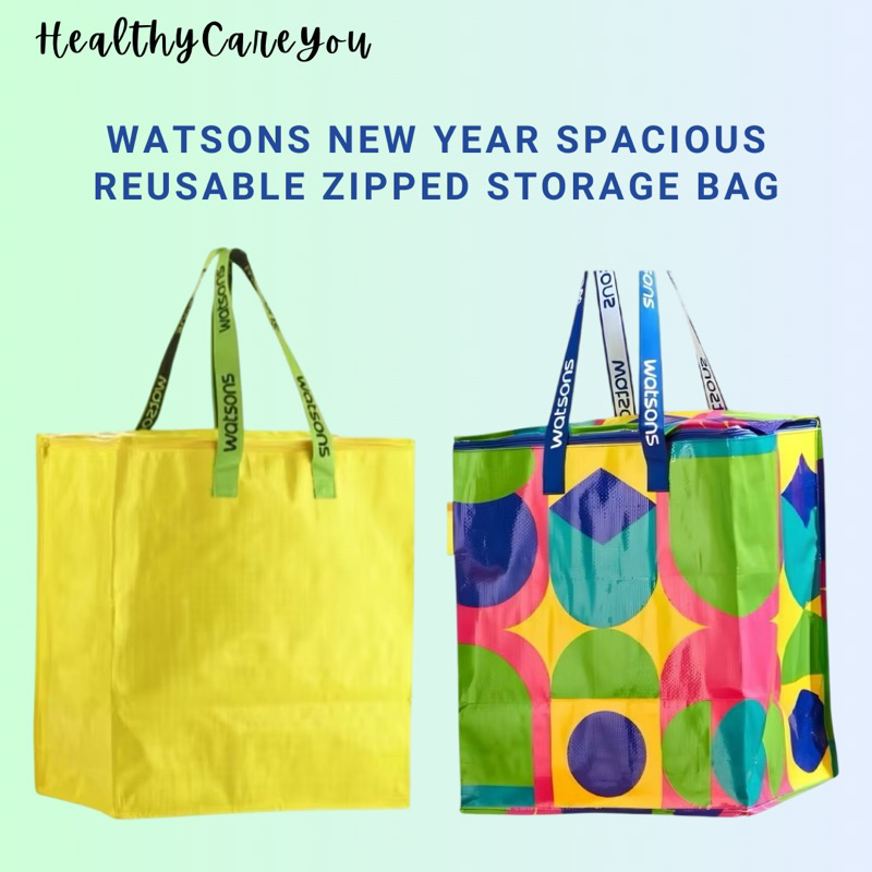 Watsons New Year Reusable Zipped Storage Bag | Shopee Malaysia