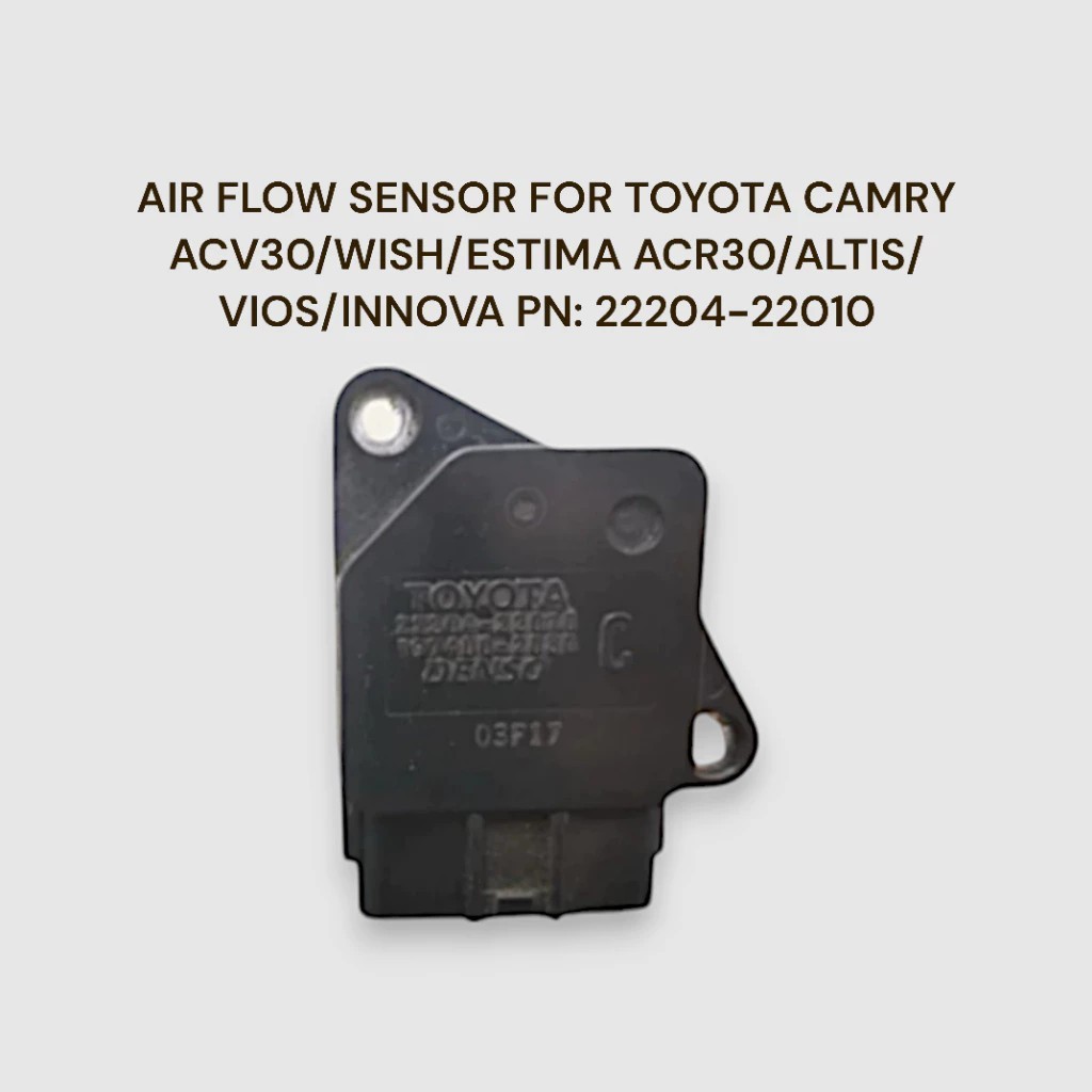 AIR FLOW SENSOR FOR TOYOTA CAMRY ACV30/WISH/ESTIMA ACR30/ALTIS/VIOS/INNOVA PN: 22204-22010 ...