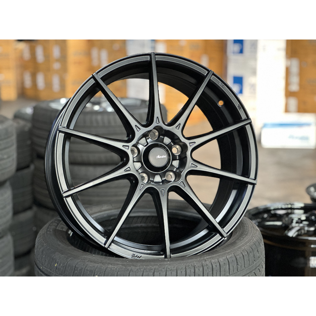NEW 18X8J Advanti Storm S1 Rim (set of 4) Flat Black 5X114.3 Civic ...