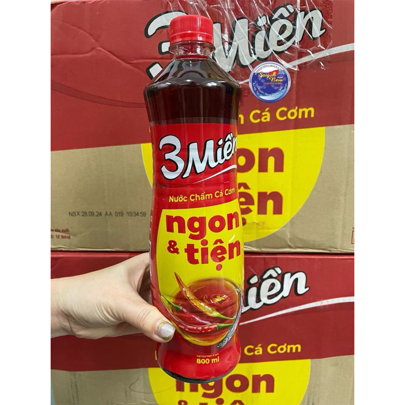 Nuoc Cham Ca Com Ngon Tien 3 Mien Fish Sauce 800ml | Shopee Malaysia