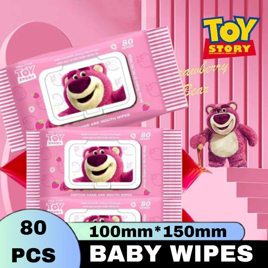 80Pcs Wet Tissue Non Alcohol Baby Tissue / Tisu Basah Baby / Alcohol ...