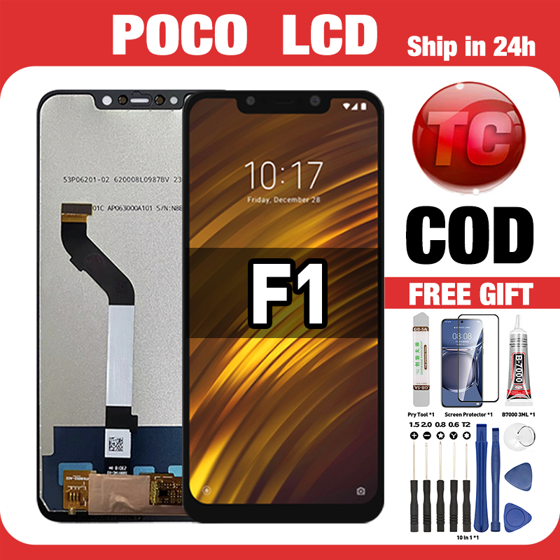 LCD POCO F1/ Pocophone F1 Compatible For Original Glass Touch Screen ...