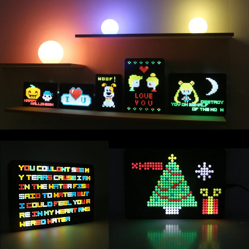 New 96cards + LED Light Letter Box Alphabet Light Message Light Box LED ...