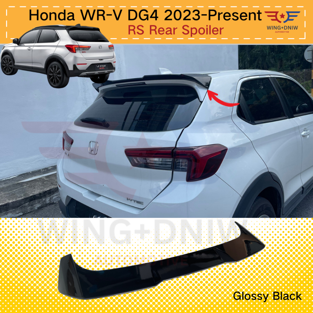 Honda WRV WR-V DG4 2023-Present RS Type Rear Spoiler Sport Design For ...
