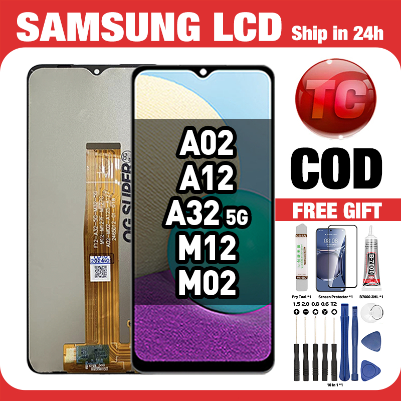 LCD SAMSUNG A02/ A12/ M12/ M02/ A32 5G Compatible For Original Glass ...