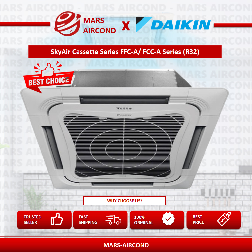 DAIKIN R32 Inverter Ceiling Cassette Air-Conditioner FCFC-A SERIES ...