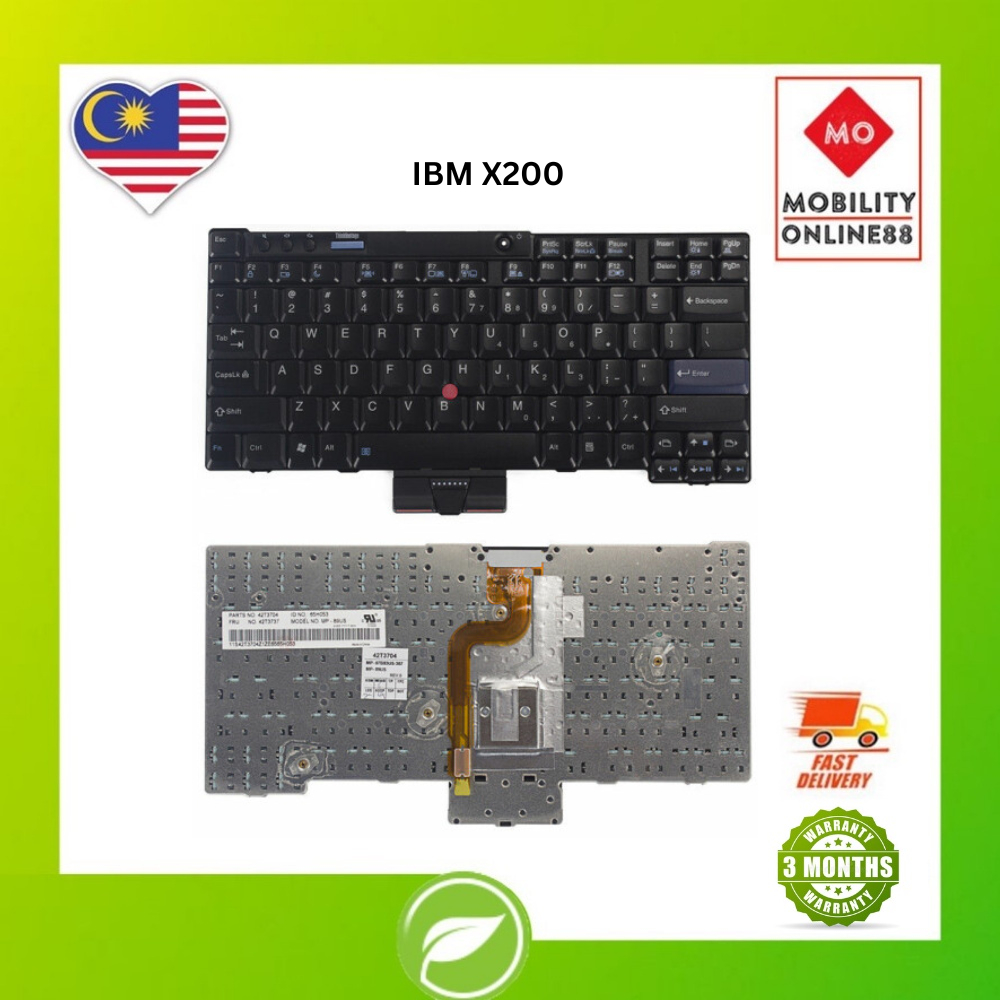 Lenovo ibm X200 Laptop Keyboard | Shopee Malaysia