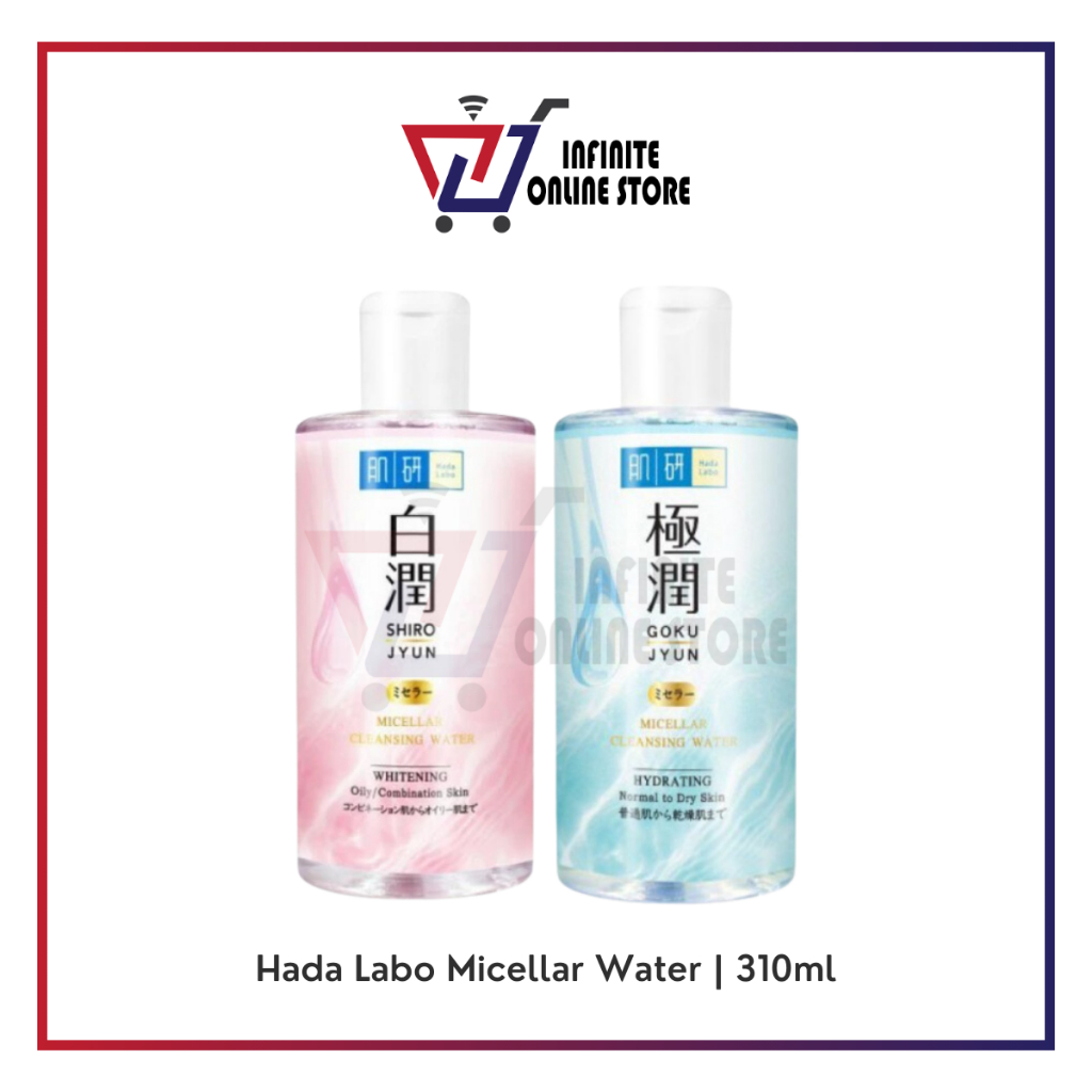 Hada Labo Micellar Cleansing Water (310ml) (Whitening / Hydrating ...