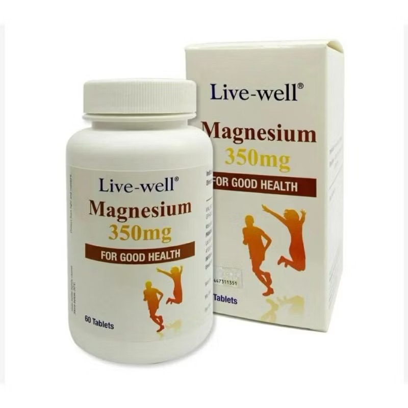 Live-Well Magnesium 350mg (60 tablets) (Exp:12/2026) | Shopee Malaysia
