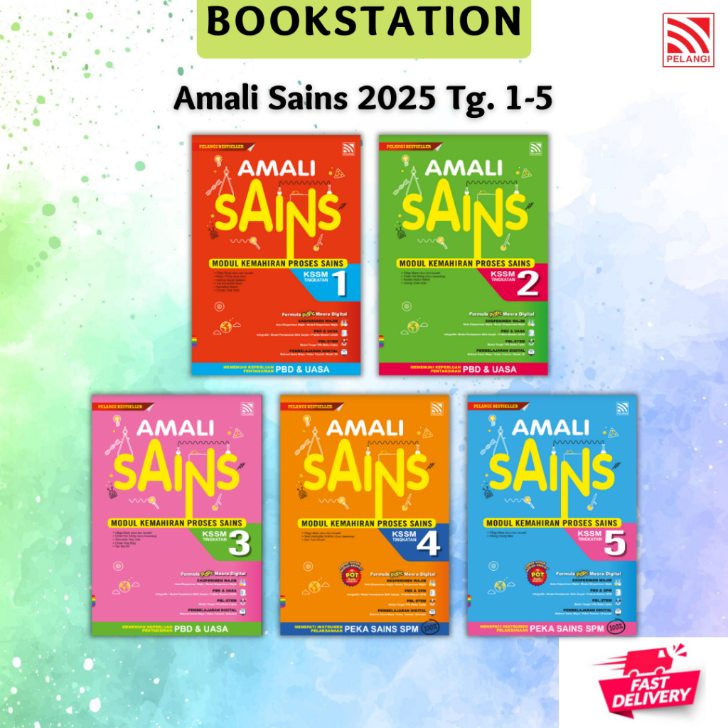 [BS] Buku Latihan 2025 : Amali Sains Tingkatan 1-5 KSSM (Dwibahasa ...