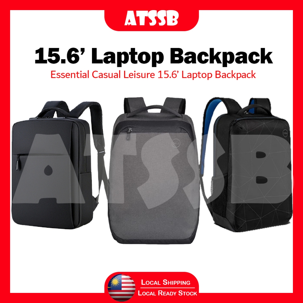 ATSSB New Essential 15.6 Inch Laptop Backpack Travel Beg Laptop Sling ...
