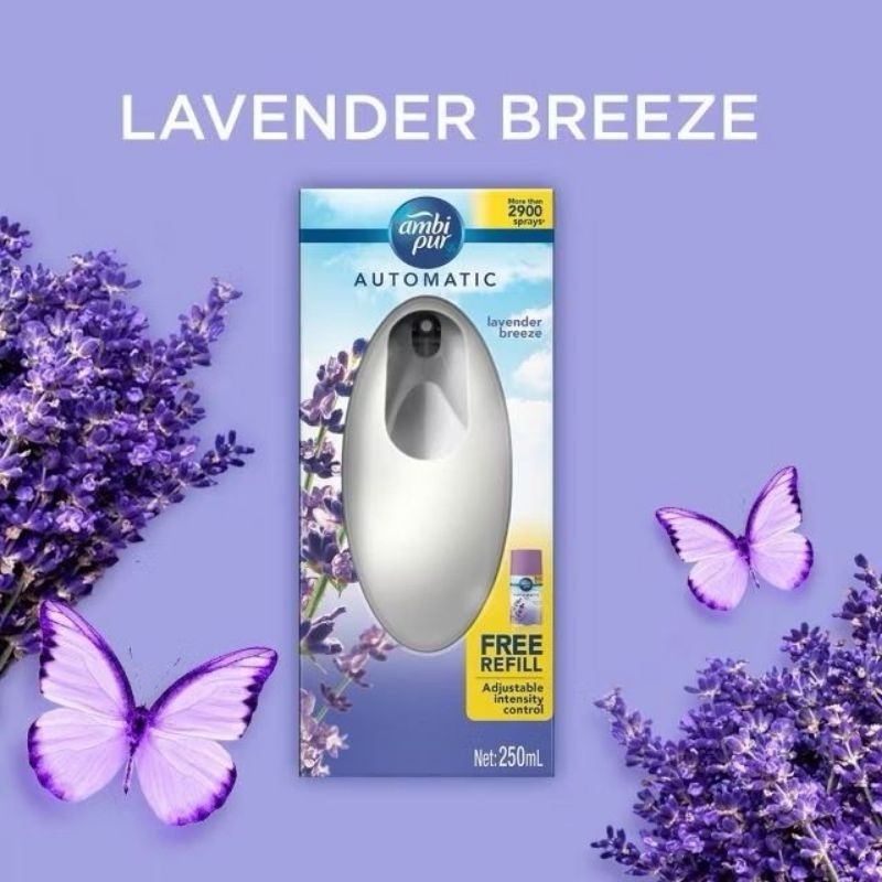 Ambi Pur Instantmatic Automatic Spray Refill Lavender (250ml) | Shopee ...