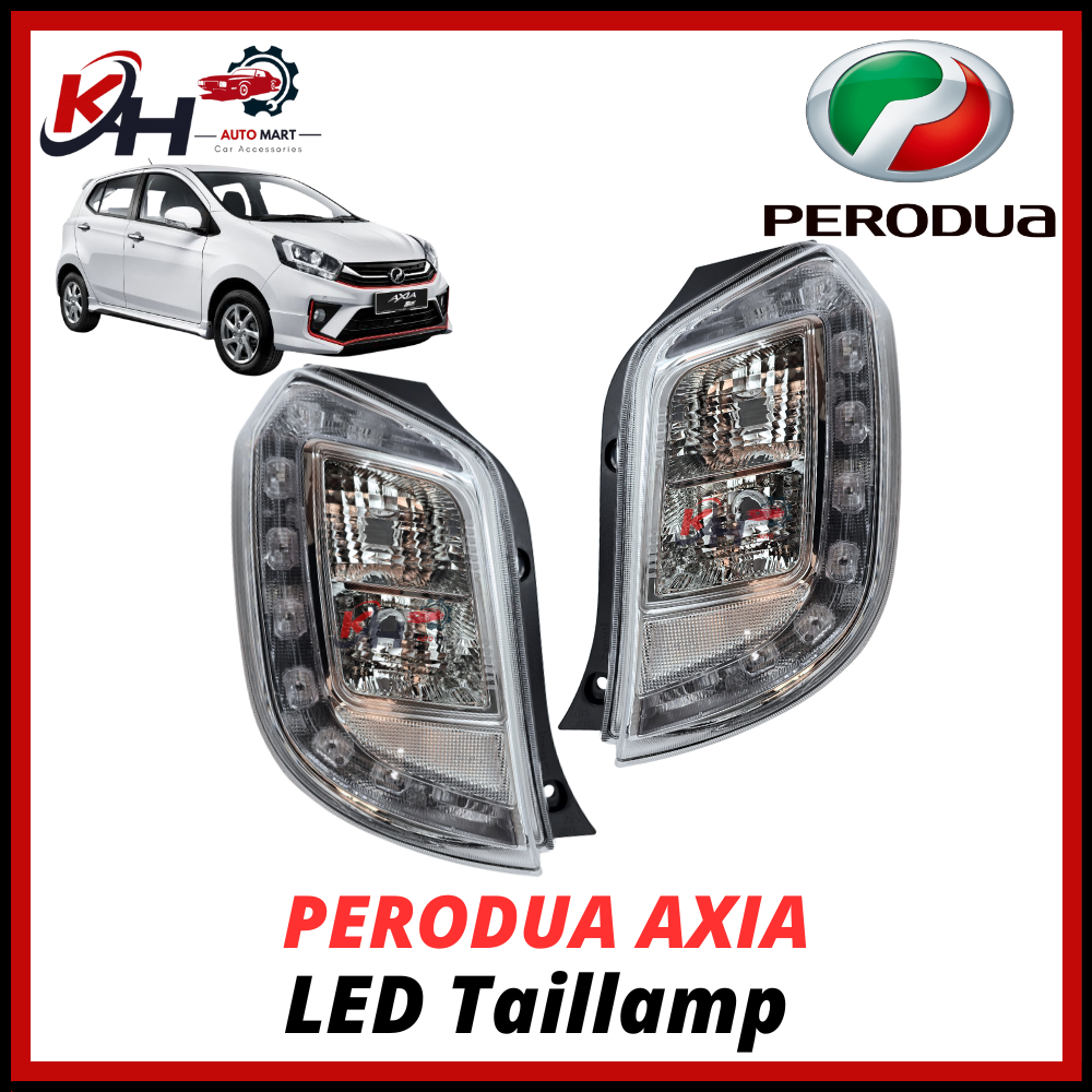 PERODUA AXIA SE G AV STYLE GXtra WHITE ALBINO Taillamp RH LH Car Tail ...