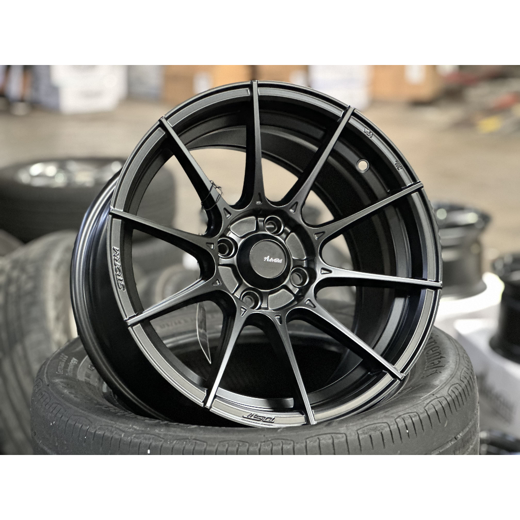 NEW 15X8J Advanti Storm S1 Rim (set of 4) Flat Black 4X100 | Shopee ...