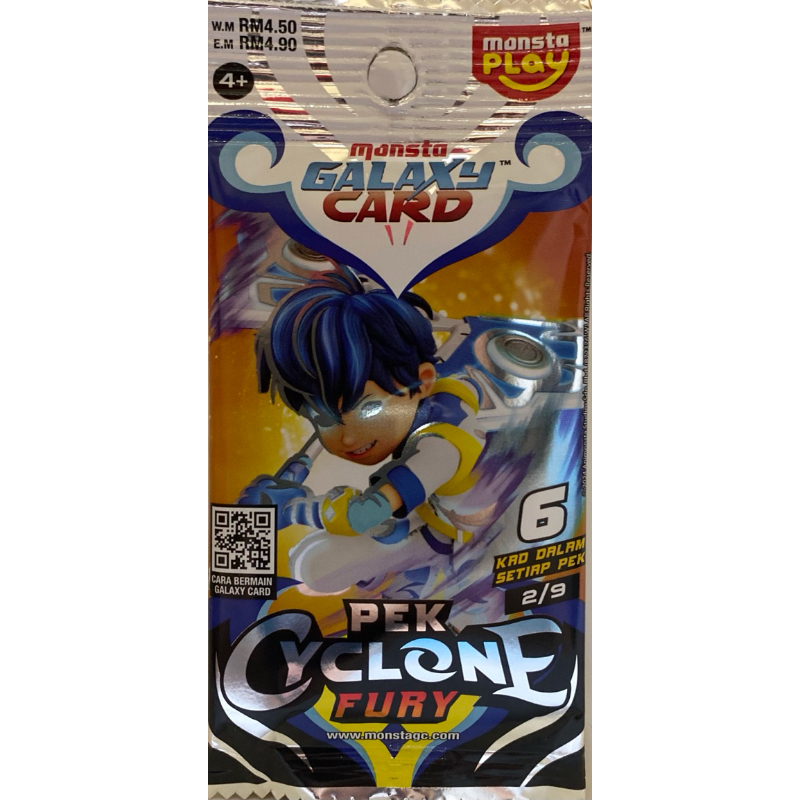 Boboiboy Cyclone Fury Pek Single SR Alternate art | Shopee Malaysia